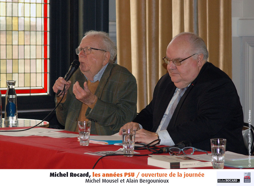 1- Michel Mousel et Alain Bergounioux